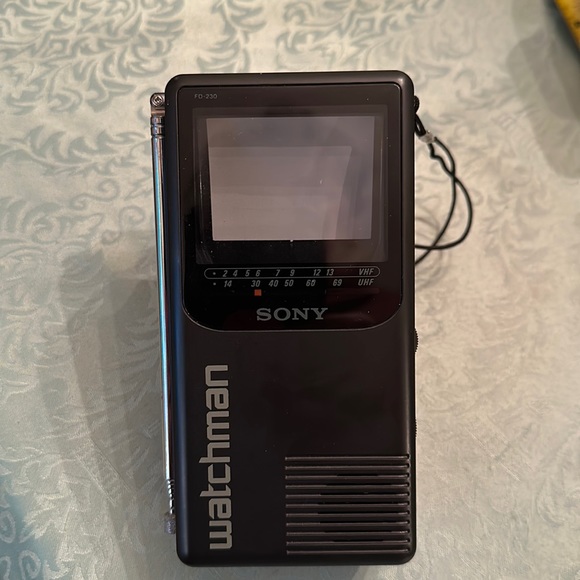 Sony | Portable Audio & Video | Sony Watchman Bw Portable Tv | Poshmark
